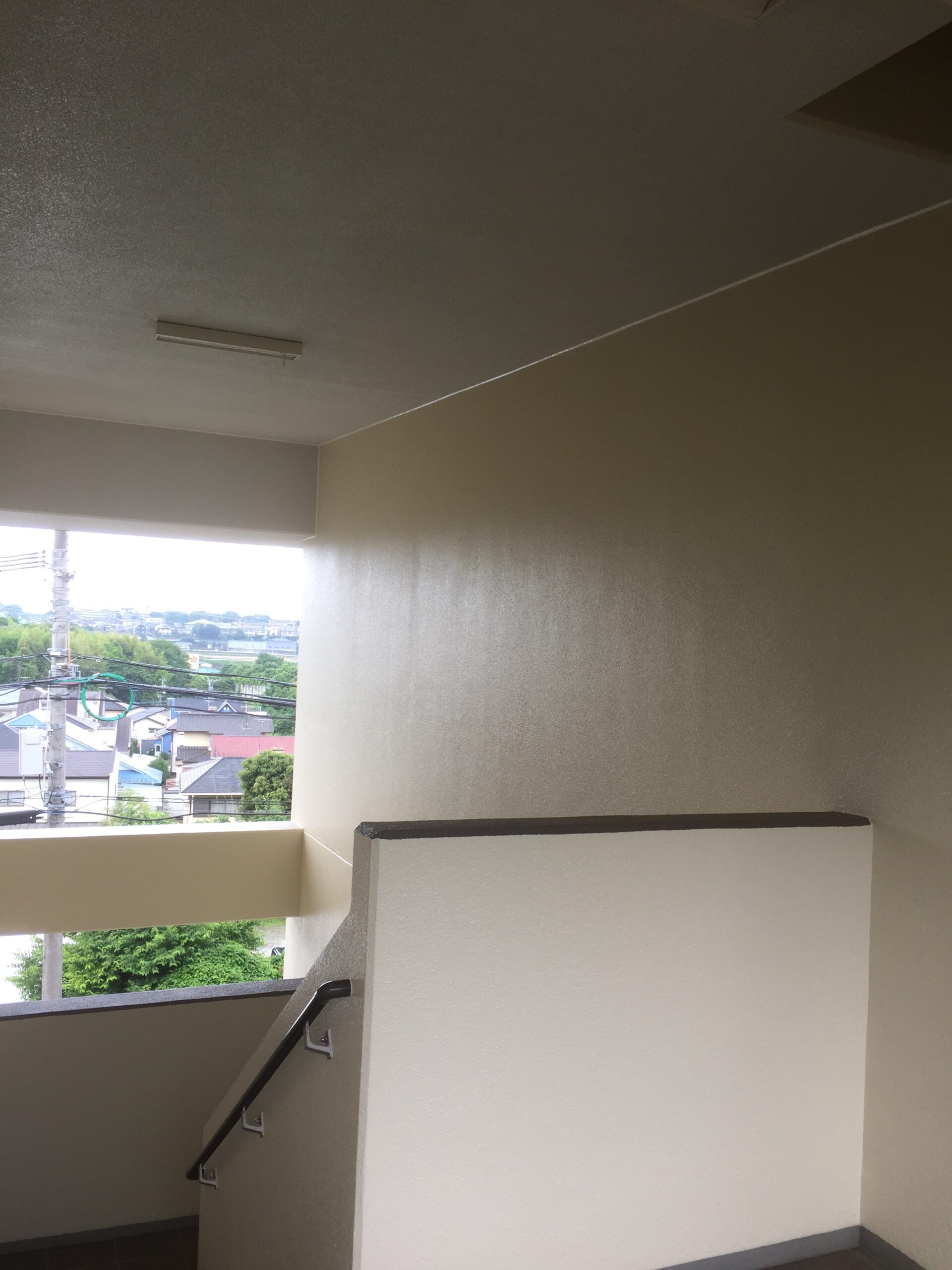 龍田Qマンション階段・通路塗装工事 | 熊本市の住宅塗替え塗装･住宅リフォーム｜YASKリノベーション｜YASKリノベーション
